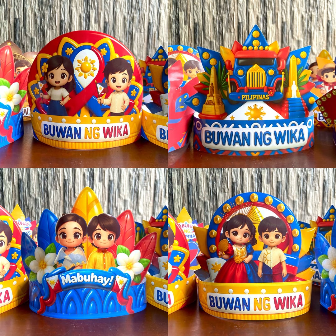 Buwan ng Wika 2025 3D Headdress for Cultural Celebration | Shopee ...
