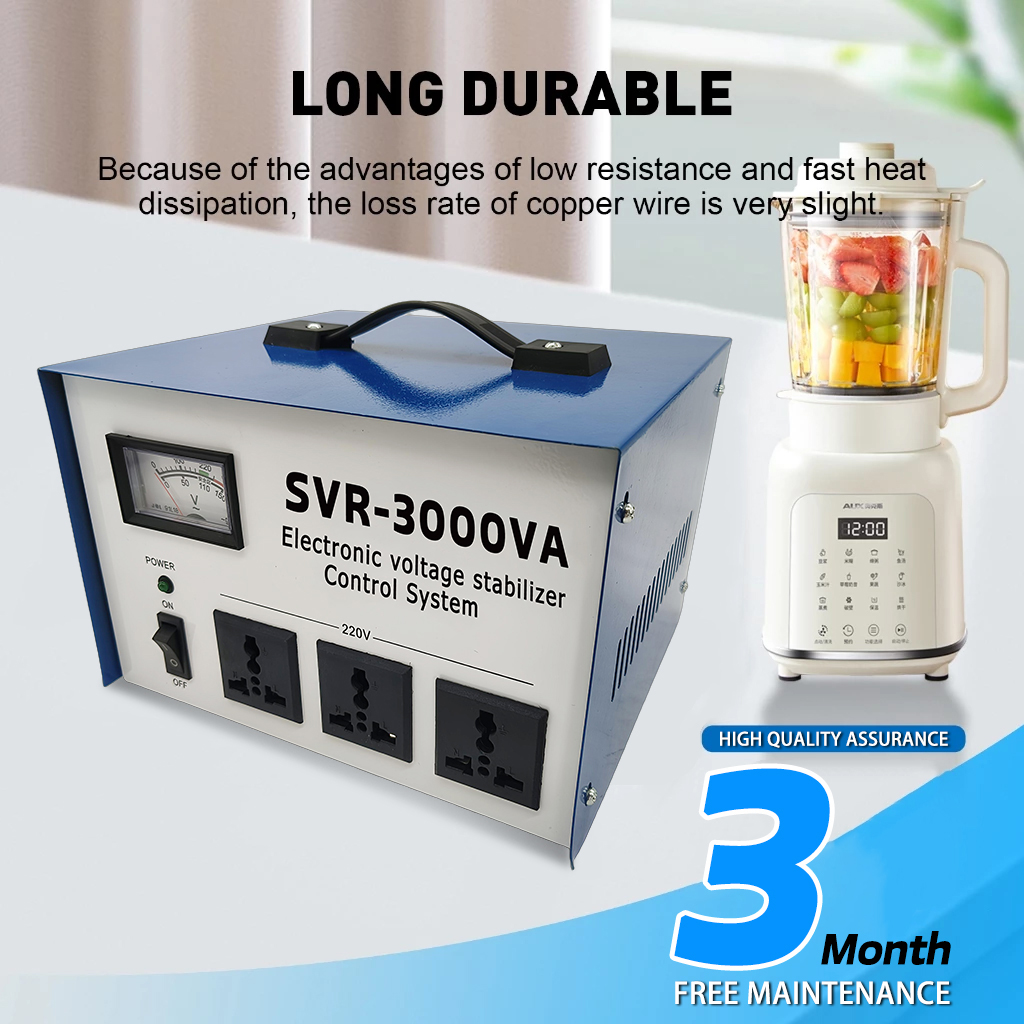 AVR 3000W Automatic Voltage Regulator SVR-3000VA/2000VA/1000VA/500VA ...