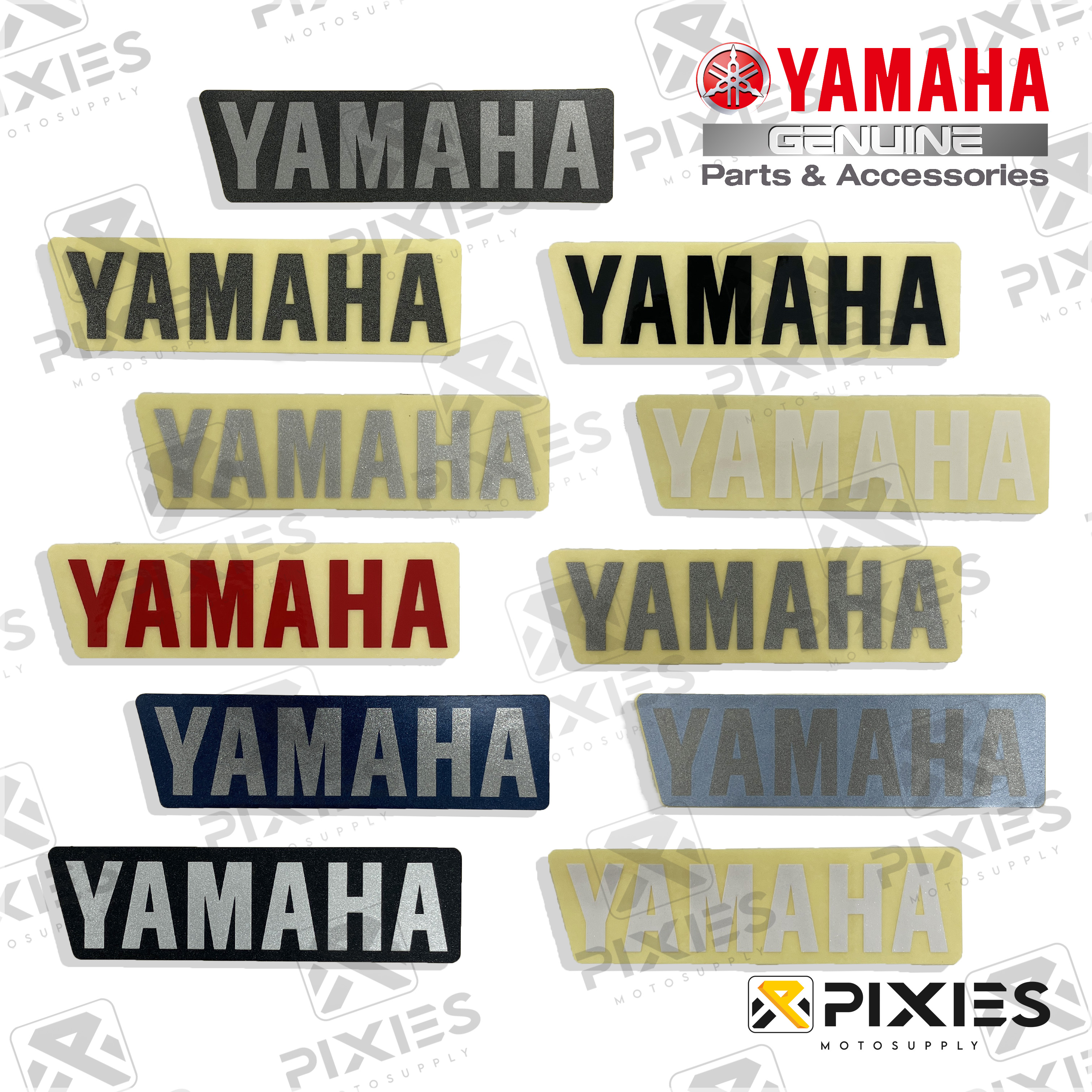 Yamaha Genuine Emblem Sticker for any Yamaha Motorcycle / Scooter Nmax ...