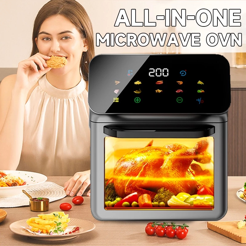 Yowxii High-Tech Air Fryer 16L Touchscreen Digital Display Microwave ...