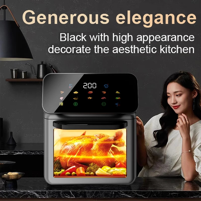 Yowxii High-Tech Air Fryer 16L Touchscreen Digital Display Microwave ...