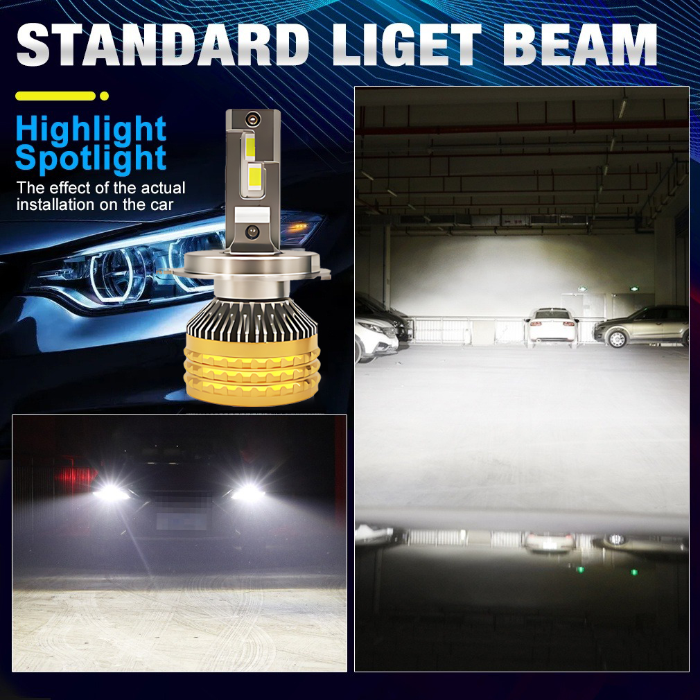 Premium Luxury Car LED Headlight - IP68 Waterproof 36000LM Super Bright ...