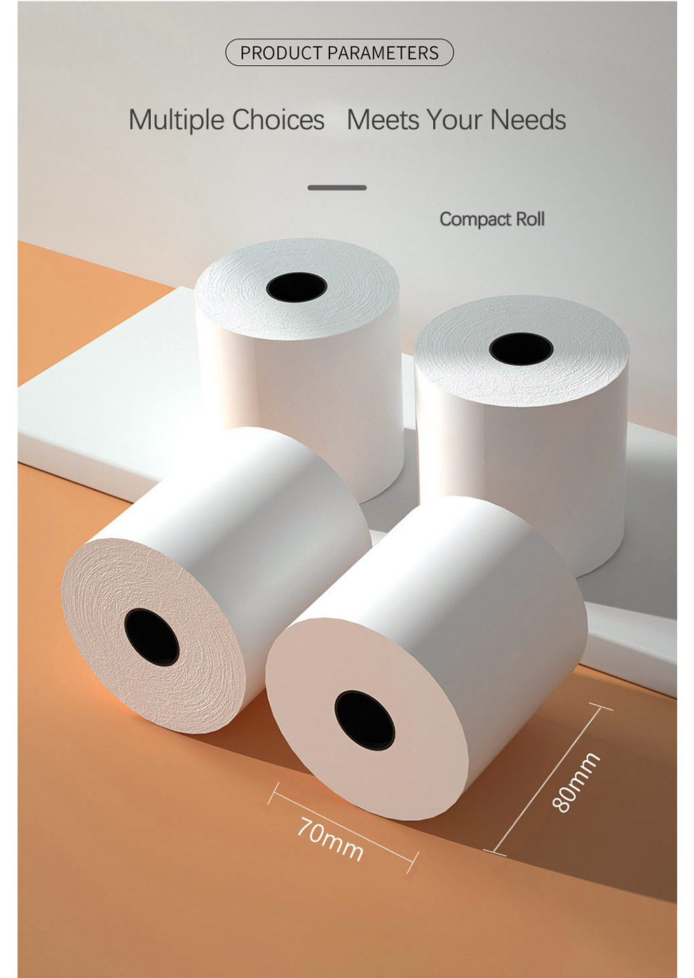 57x30mm 57x40mm 80x70mm Foodpanda POS Thermal Paper for Thermal Receipt ...