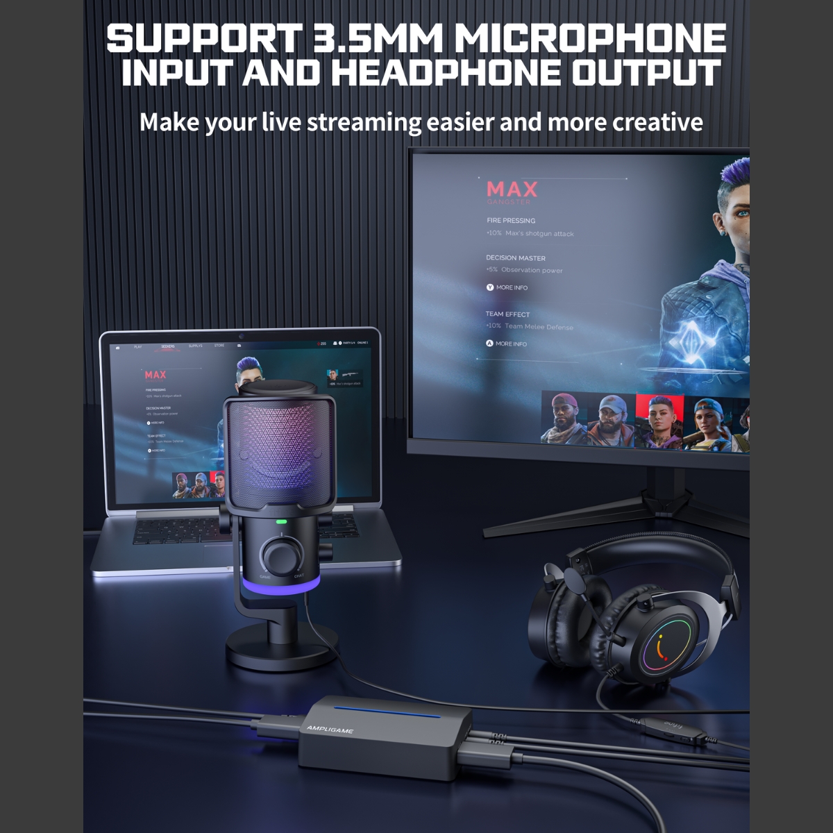 Fifine AmpliGame V3 Video Capture Card, USB Audio 4K HDMI Capture Card ...