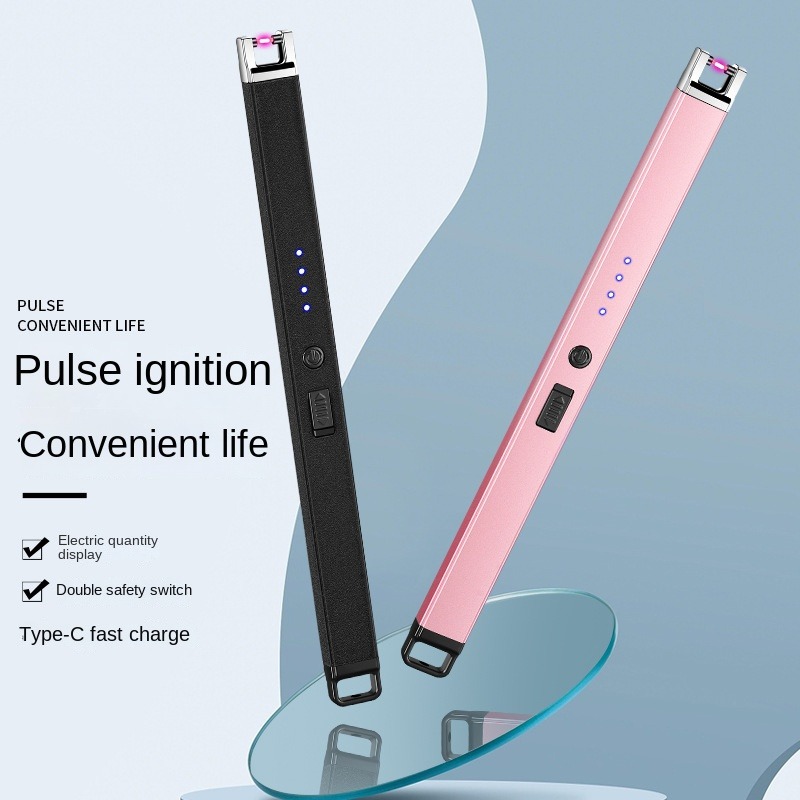 Kitchen lighter Windproof Flameless Lighter Candle Lighter USB ...