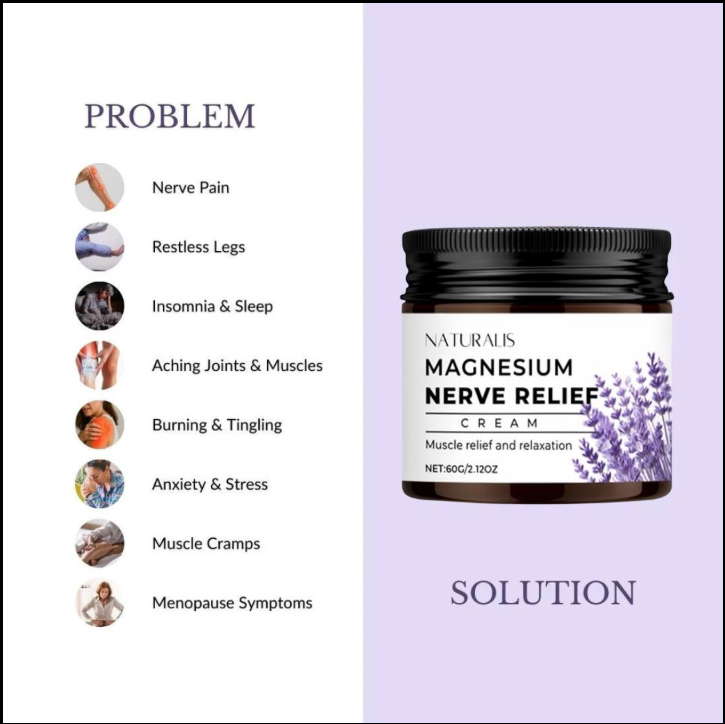 NATURALIS MAGNESIUM NERVE RELIEF CREAM | Shopee Philippines