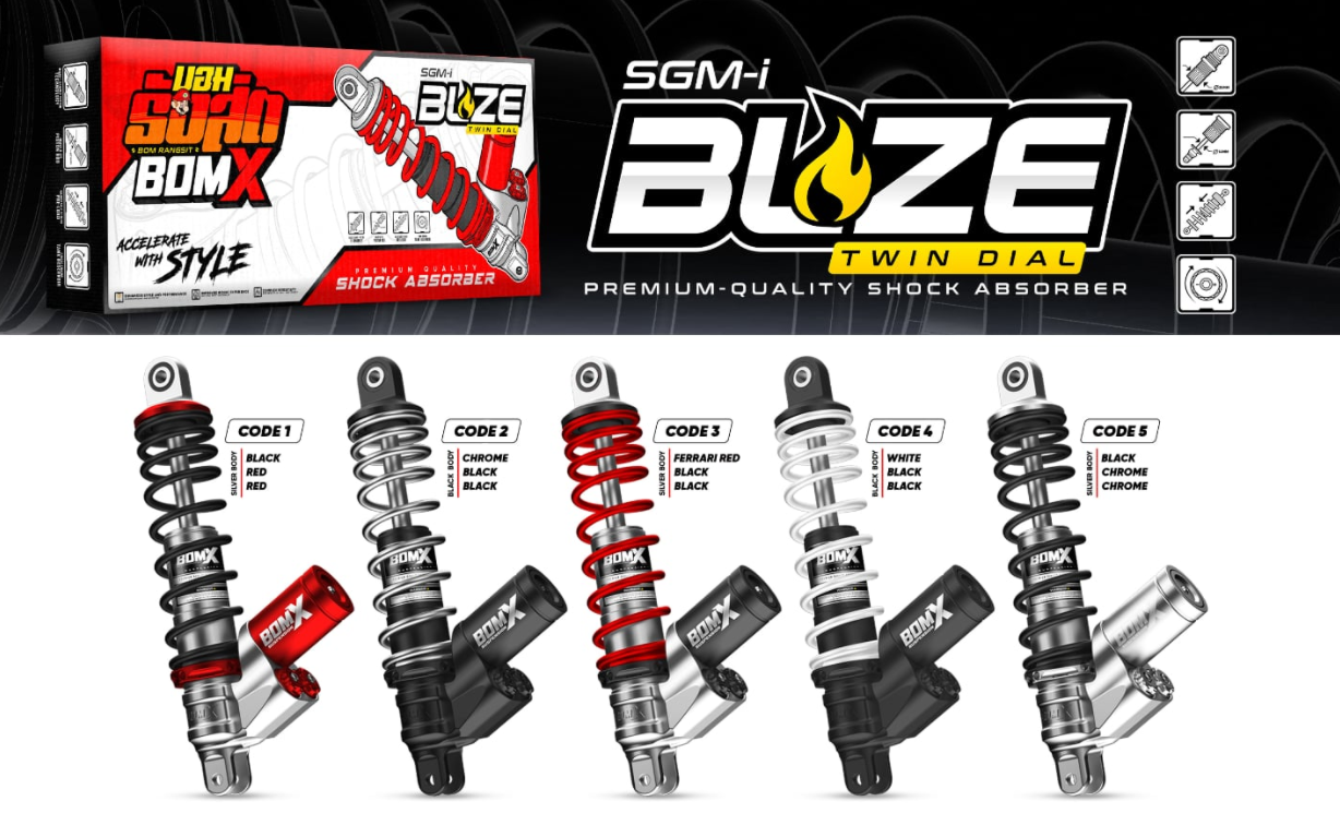 BOMRANGSIT Blaze Suspension Premium Quality Shock Absorber NMAXV1 ...