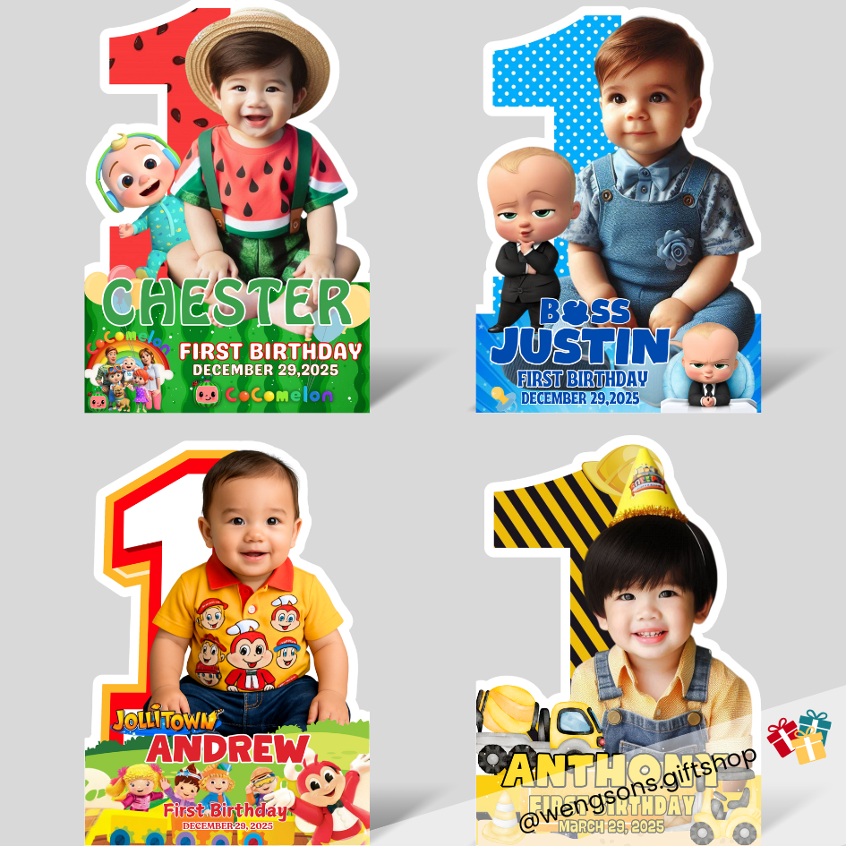 Personalized Sintra Board Standee | PICTURE STANDEE Centerpiece 8x11 ...