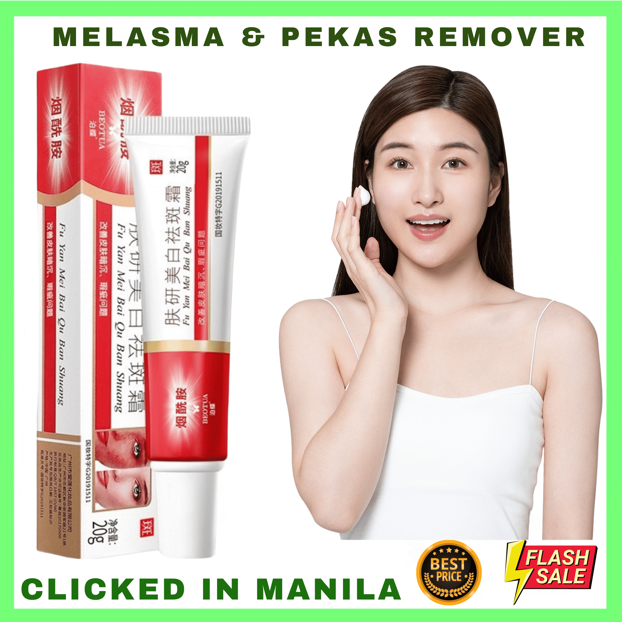Original Melasma Cream for Pekas & Dark Spots – Whitening & Collagen ...
