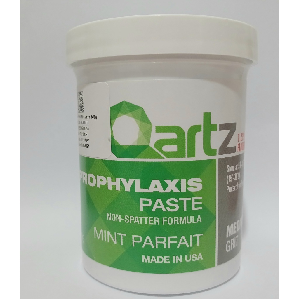 Qartz Prophylaxis Paste Cherry Tart & Mint Parfait 340G(12oz) | Shopee ...