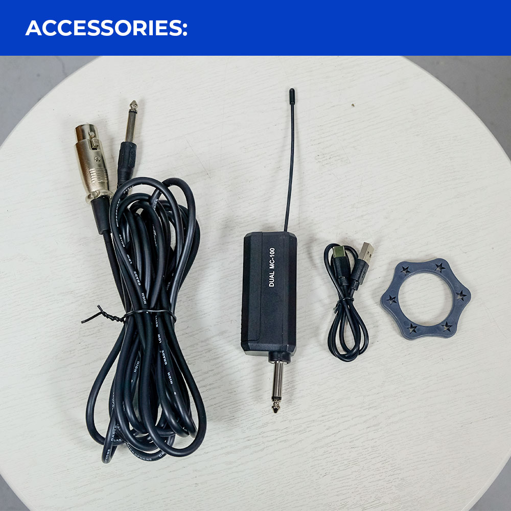 DB Audio by Astron DUAL MC-100 | Single mic | Wired and Wireless dual ...