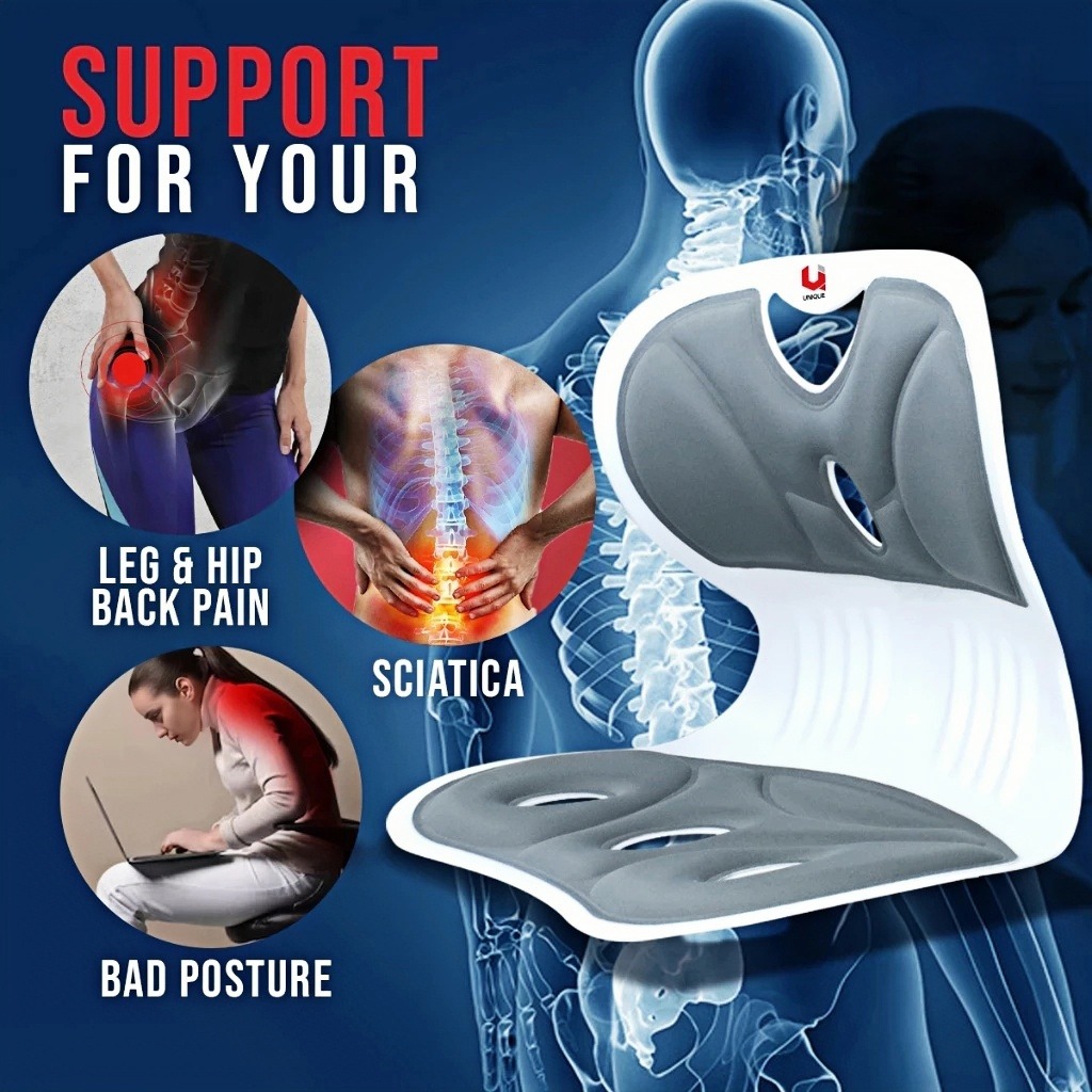 Japan ergonomics posture correction cushion Lumbar Back Support Chair ...