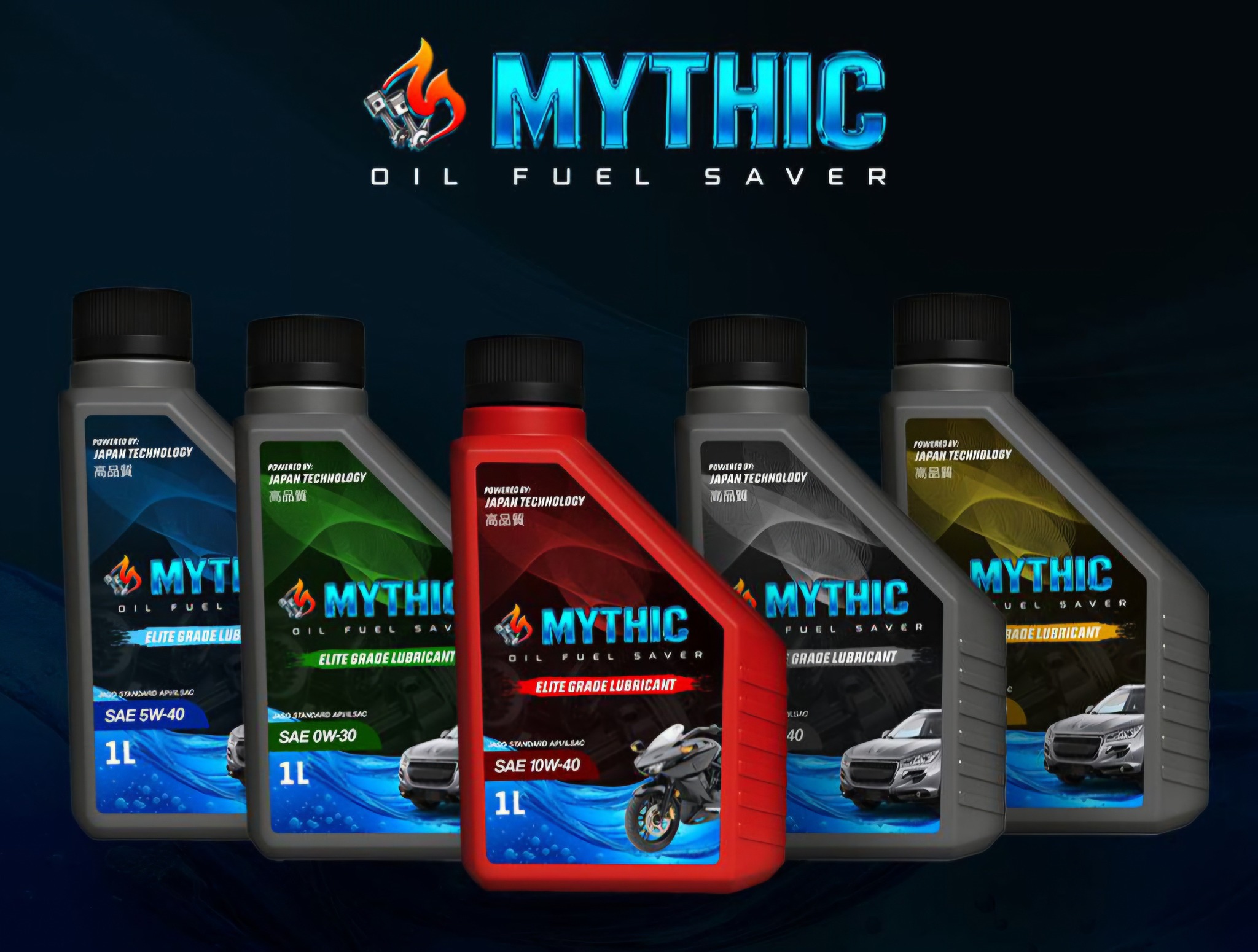 Mythic Oil 15w-40 Synthetic Diesel Engine Oil Japan Technology | Car ...