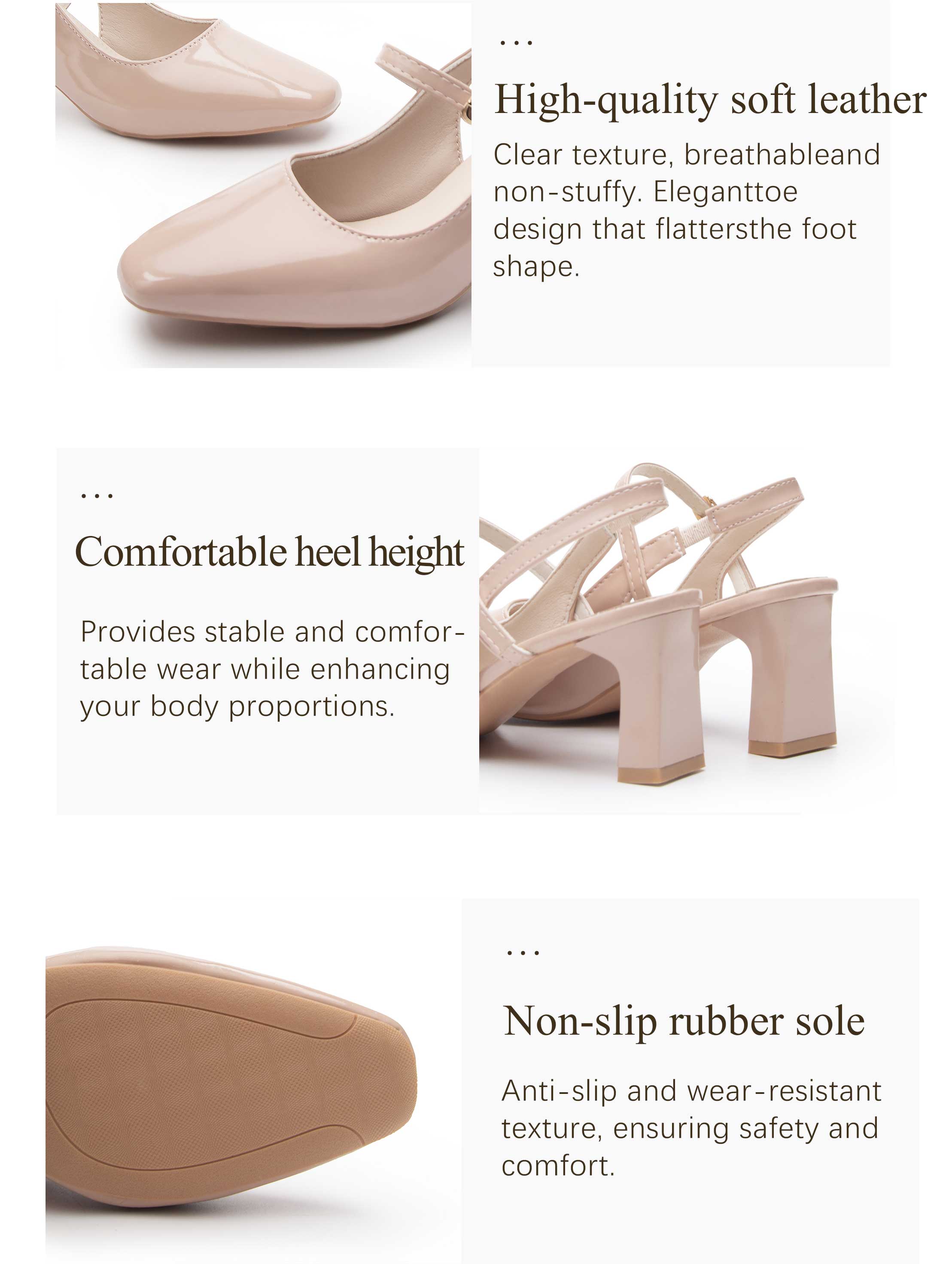 VONICA Beige Fashion Heels Pointed Sandals for Women Pumps | Shopee ...