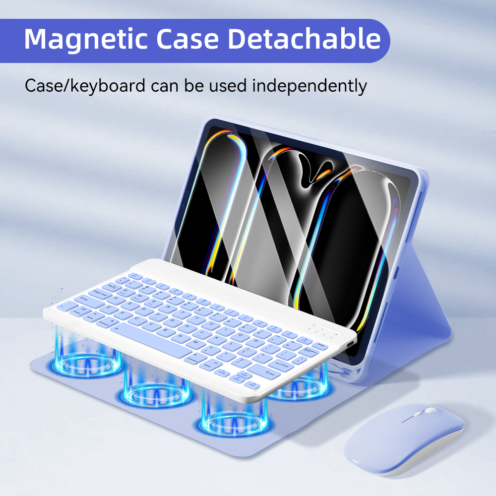 DANYCASE Keyboard Case for iPad 11th A16 10th 9th 8th 7th 6th 5th Air 7 ...