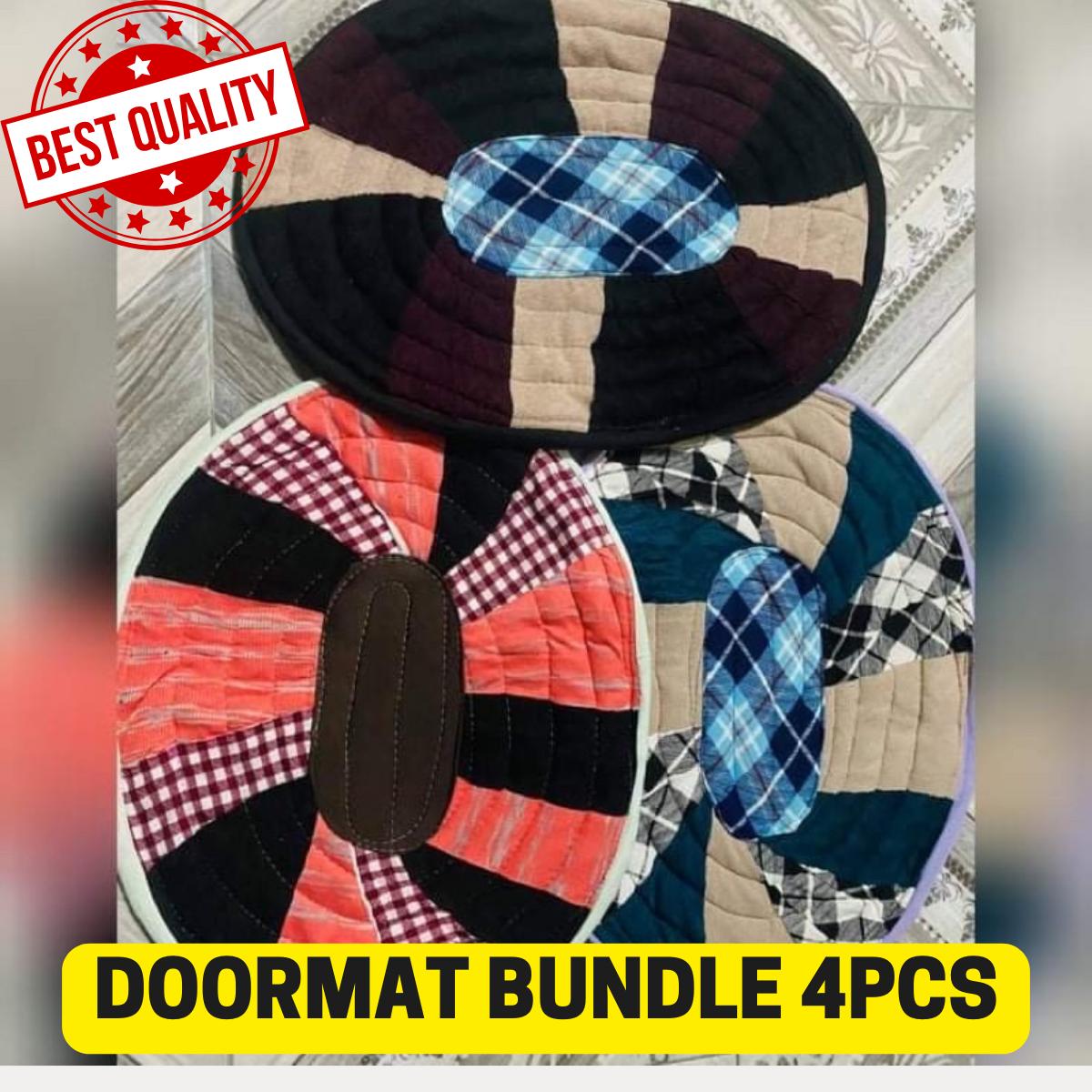 Oval Shape High Quality Cotton Doormat/Basahan Bundle 4pcs Indoor and ...