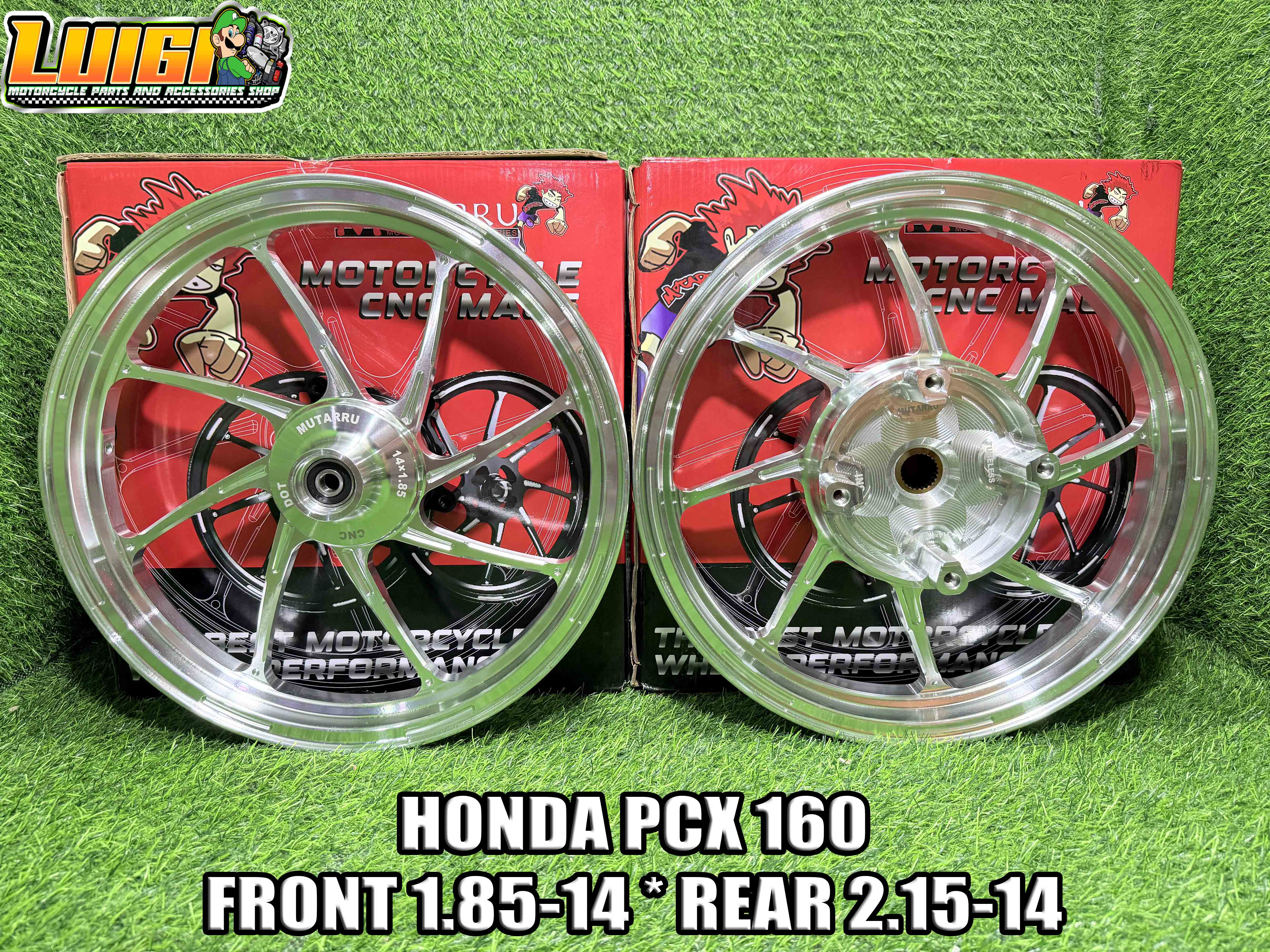 MUTARRU CNC MAGS HONDA PCX 160 (MC8) 14s 8 SPOKES 100% THAILAND MADE ...