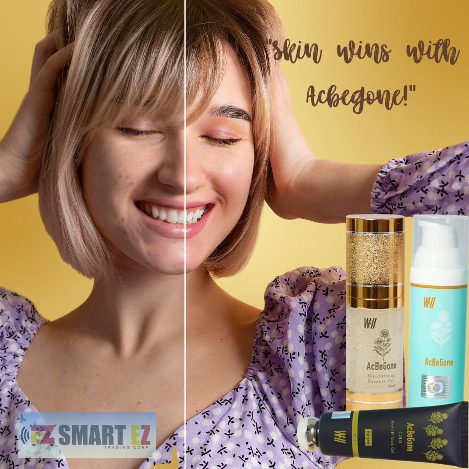 AcBeGone Complete Acne Solution Set | Daily Cleanser + Peel-Off Mask ...