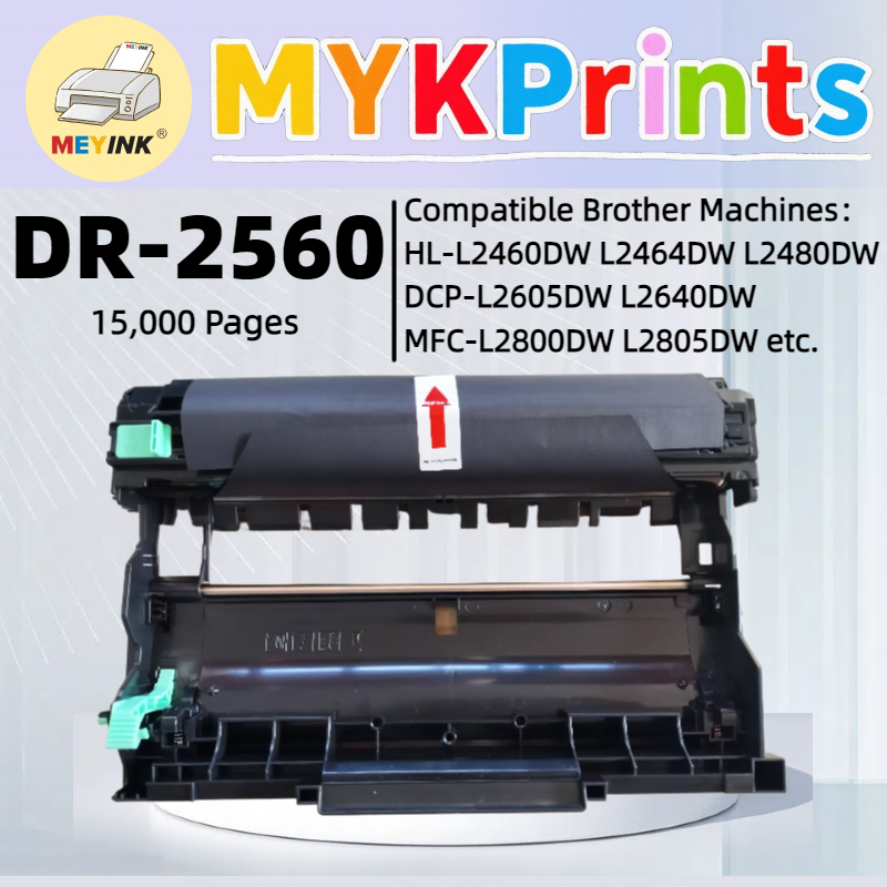 MYKPrints DR2560 DR-2560 Drum Unit For Brother HL-2460DW DCP-L2640DW ...