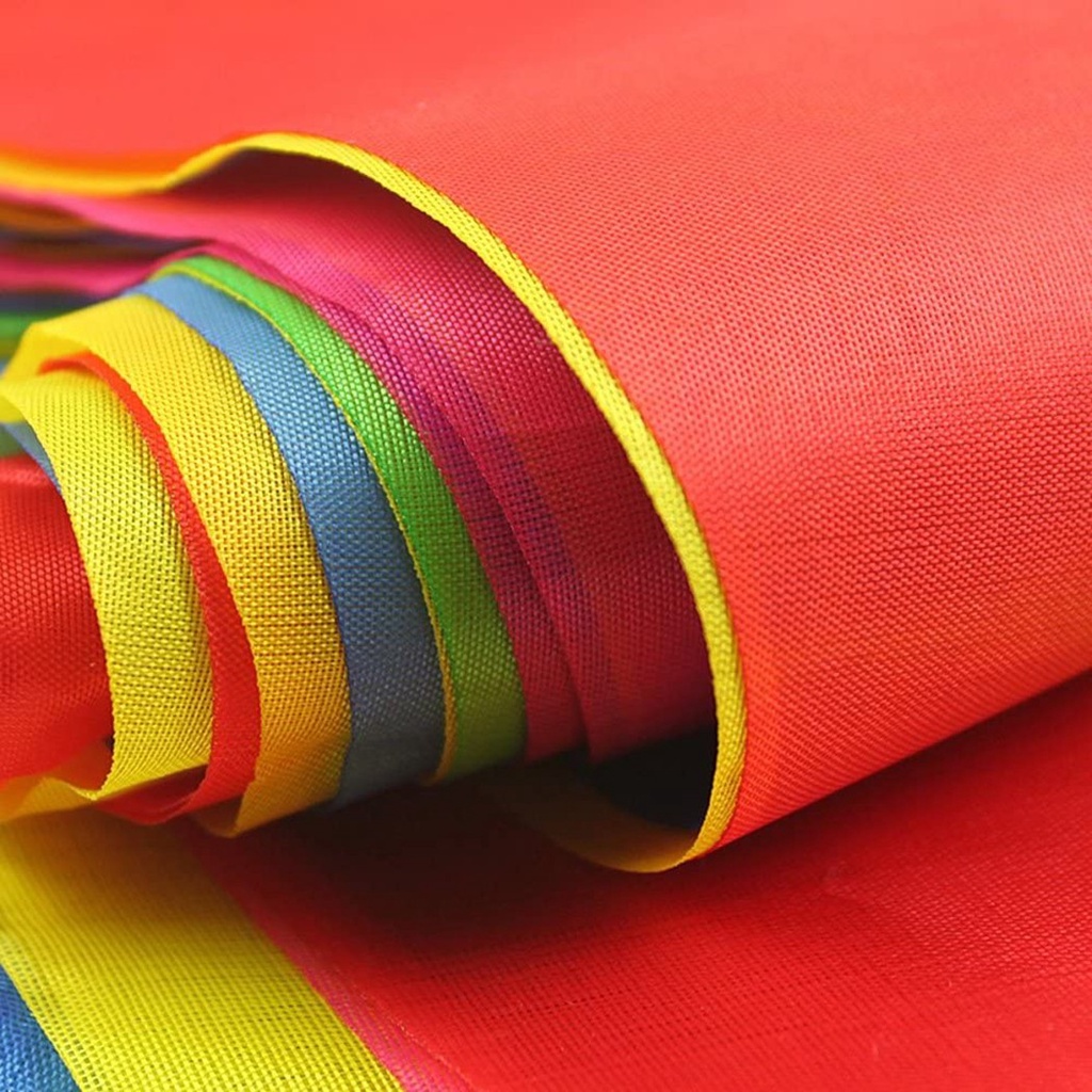 100 Meters 150pcs Triangle Flags Colorful Fiesta Flag Rainbow Pennant ...