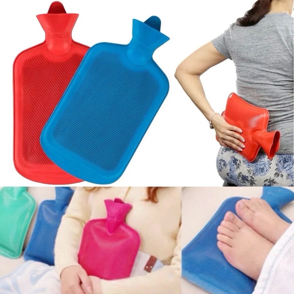 Hot Water Bag Rubber Hot Bag (500ML And 1000ML) | Shopee Philippines