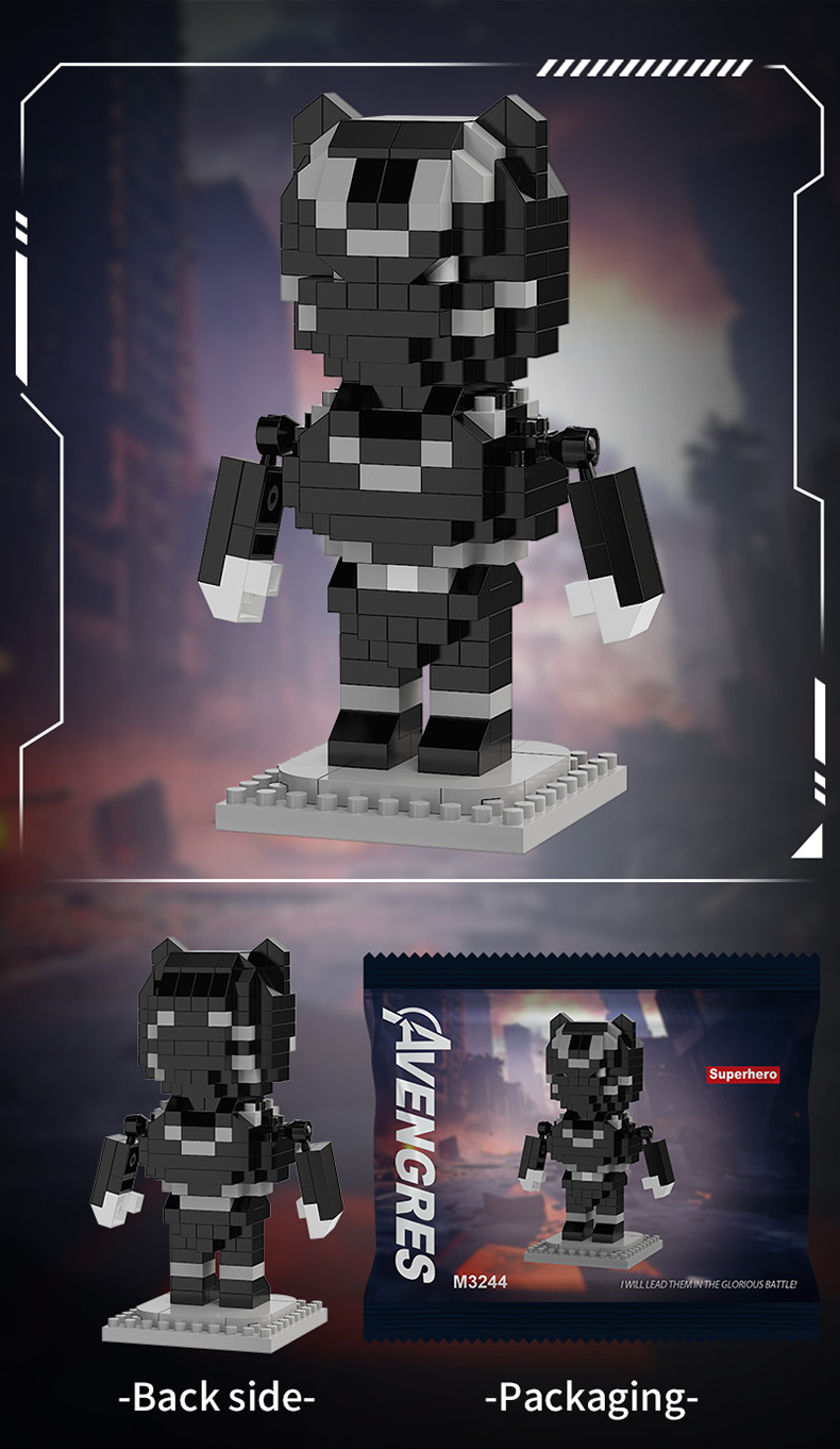 【Ready Stock】Blocks Bricks Building Block Assembled Small Hero ...