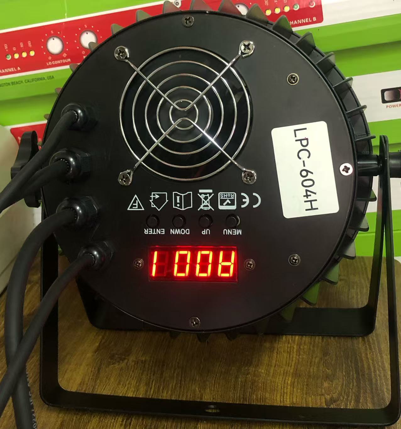 Parled LED Flat Stage Light/par light RGBW/Amber LPC604-H aluminum case ...