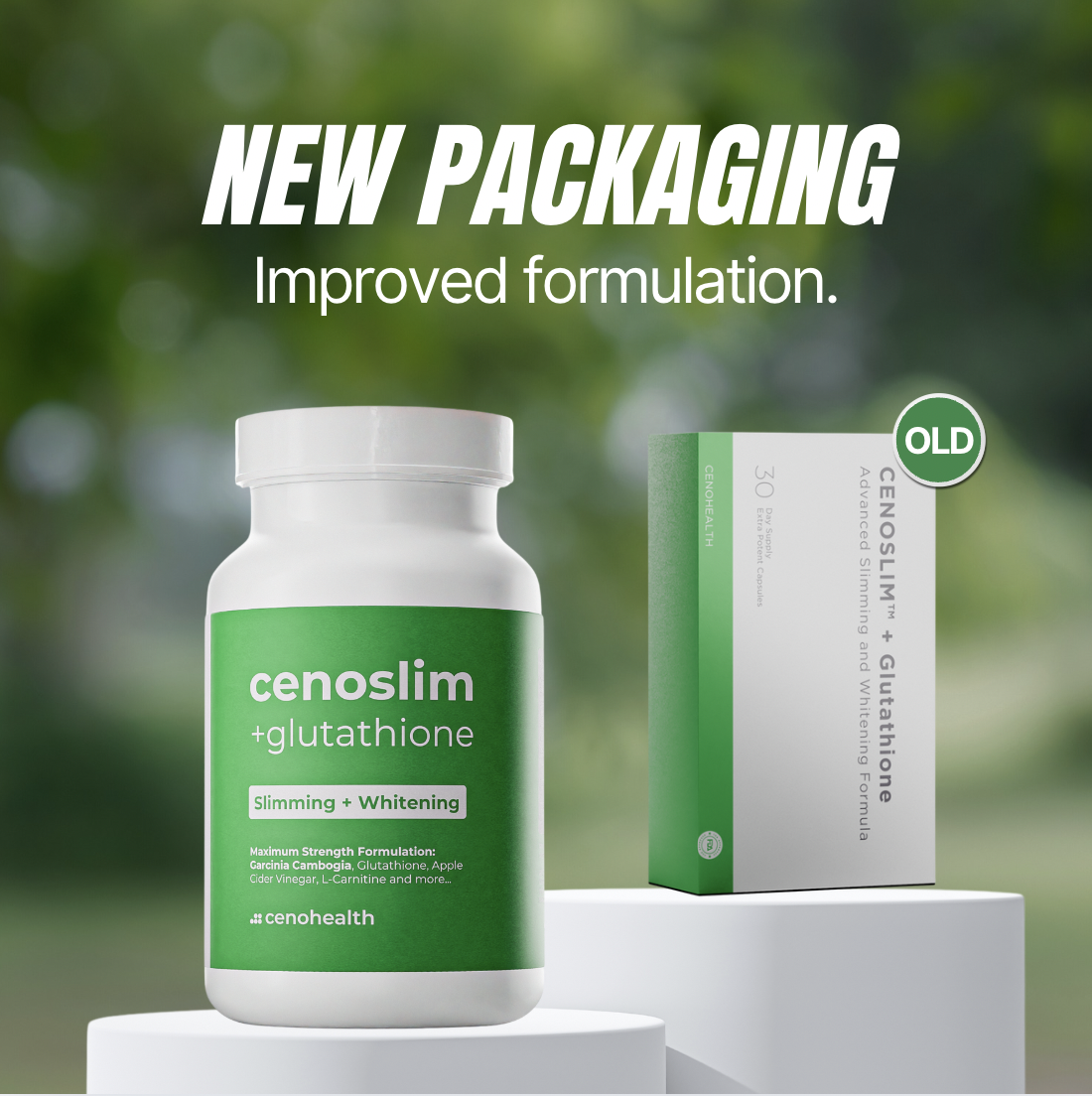 CENO Slimming + Whitening Garcinia Cambogia With Glutathione Supplement ...