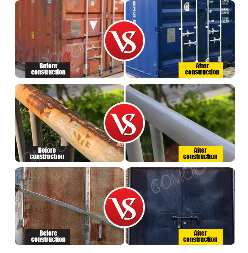 3 In 1 Water-Based Rust Paint Metal Rust Converter Anti Rust Paint For ...