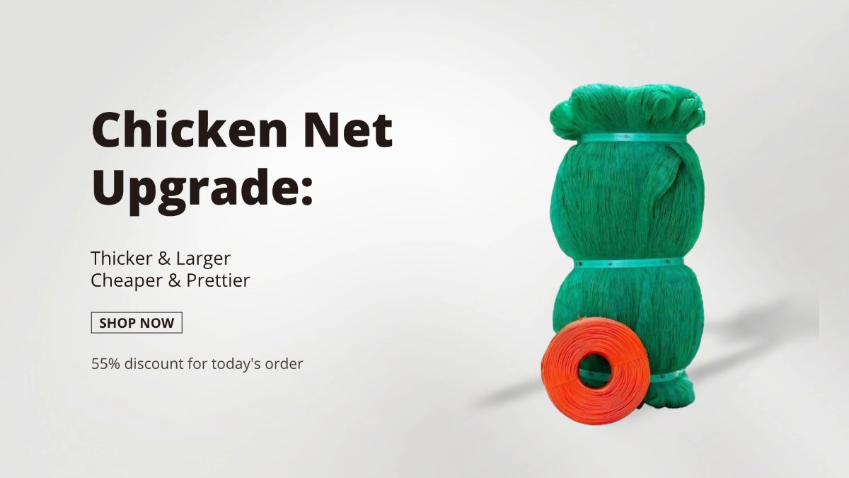 Free Rope Chicken Net Range Net For Chicken Lambat Outdoor Defense Bird ...