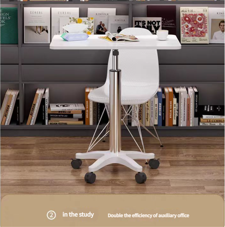 Mobile desk liftable standing computer desk foldable single writing ...