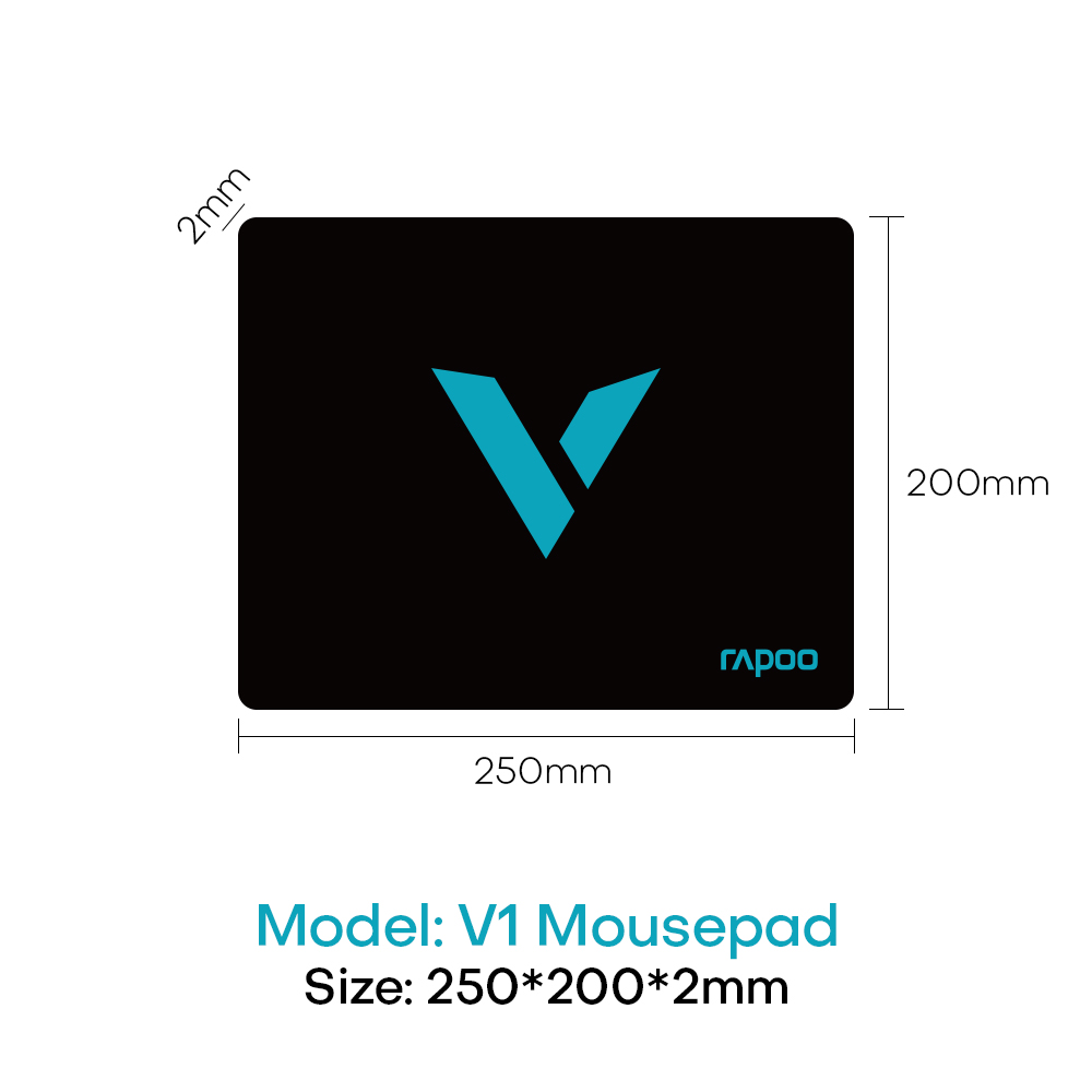 Rapoo V1 Gaming Mouse Pad (Black) | Shopee Philippines