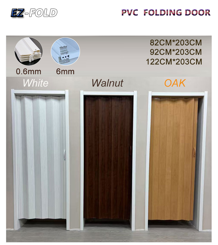 PVC Sliding Door Complete set cr door plastic door partition sliding folding door dark room ...