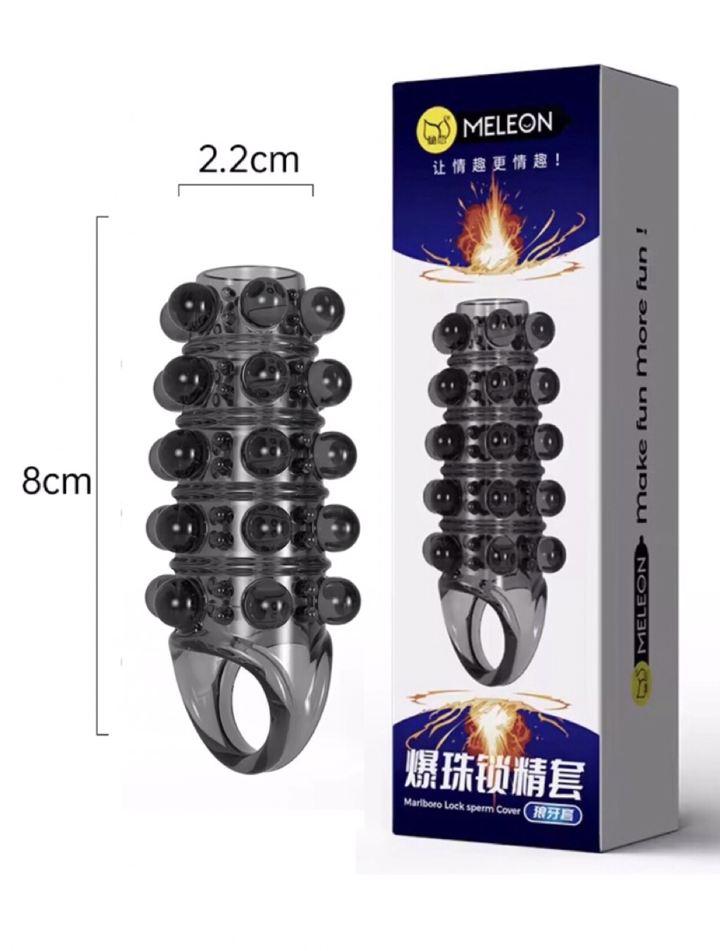 2025 new design penis sleeve bolitas rambutan sleeve for men | Shopee ...