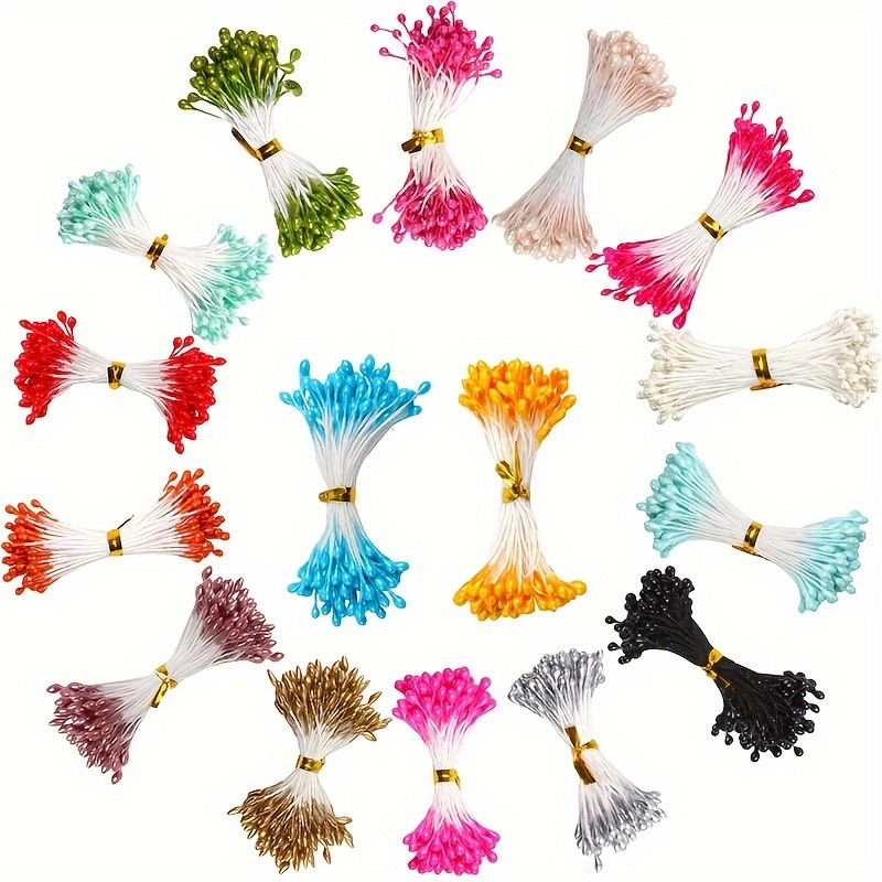 150pcs/bundle Artificial Stamens for Flower Arrangement, Scrapbooking ...