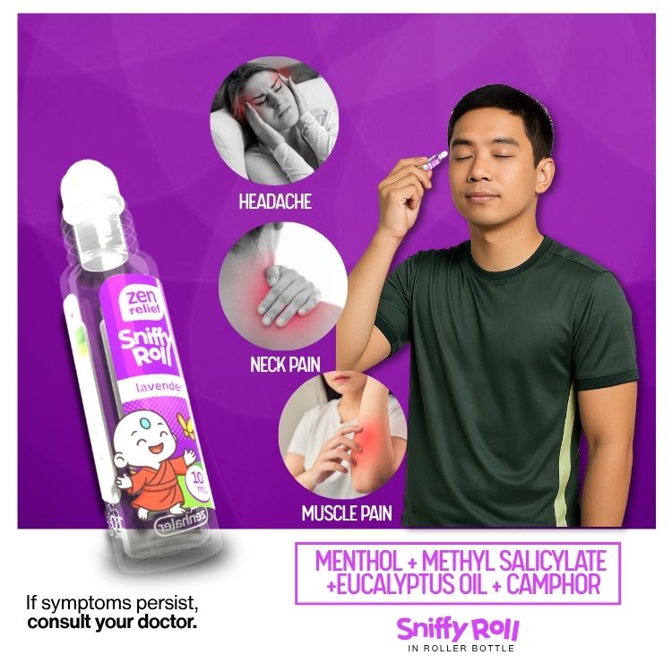 Sniffy Roll – Zen Relief | Anti-Stress Roll-On for Headache, Anxiety ...