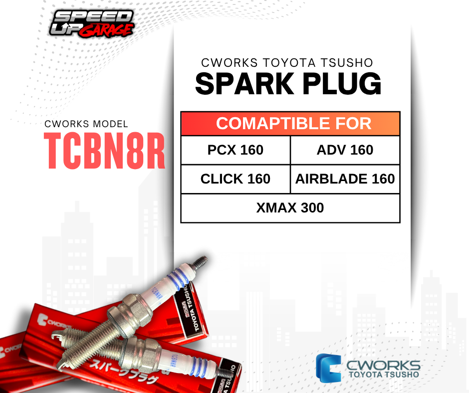 SPARK PLUG CWORKS TOYOTA TSUSHO FOR MOTORCYCLE | Shopee Philippines