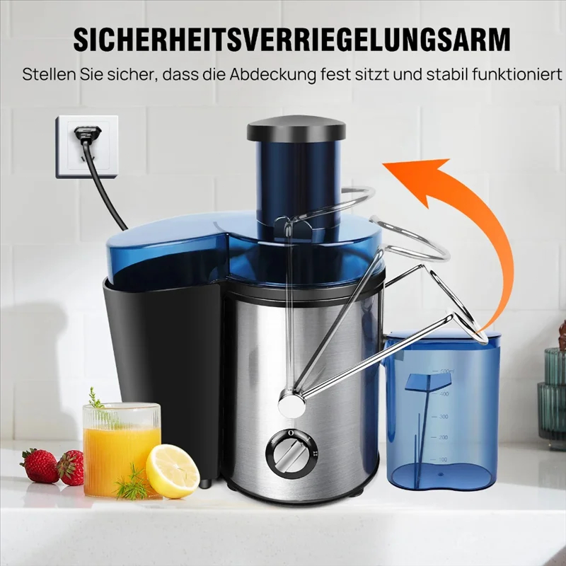 BOBO Electric Juicer Fruit and Vegetable Machine Large Capacity Heavy ...
