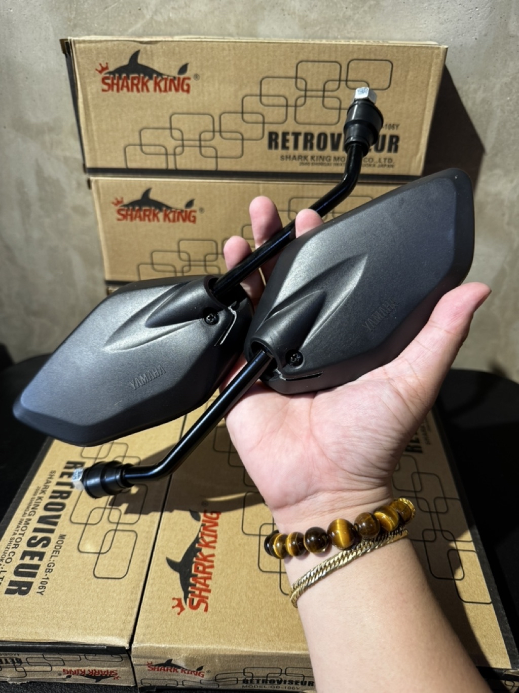 2PCS YAMAHA SIDE MIRROR / SHARK KING SIDE MIRROR / MIO SPORTY / SOULTY ...