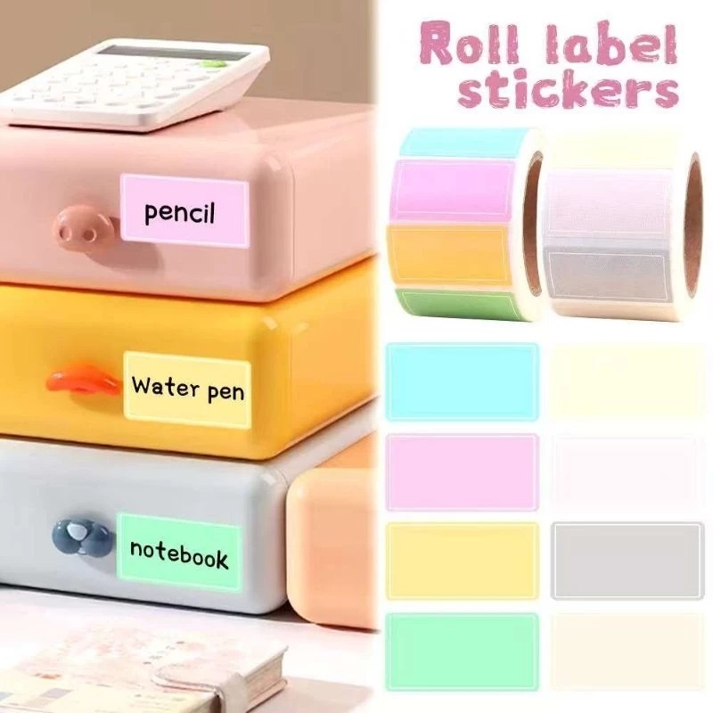 500pcs/1roll High Quality Label Stickers Student Stationery Index Label ...