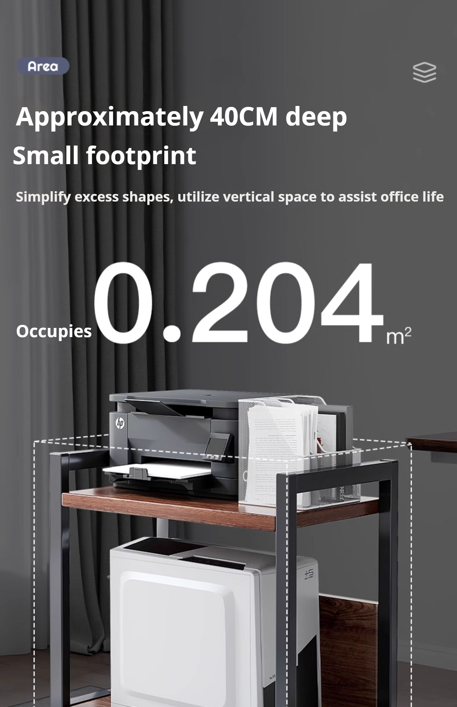 Multifunctional Mobile Printer Rack Office 2/3 Layer Storage Rack ...