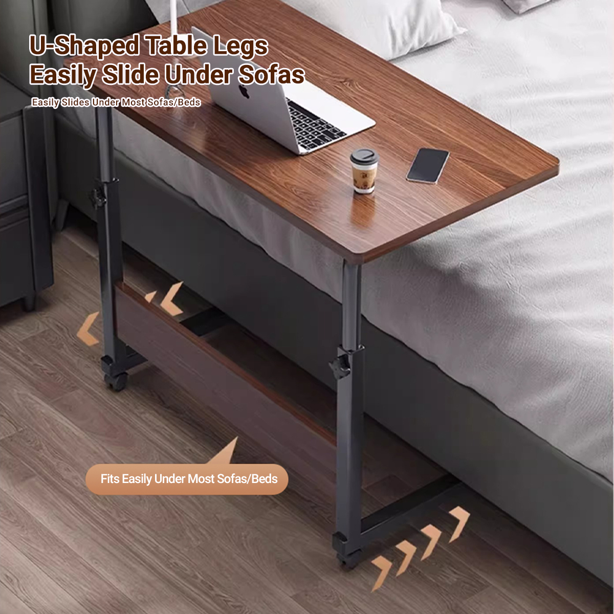 Adjustable Computer Table/Bed Side Table Standing Computer Laptop Table ...