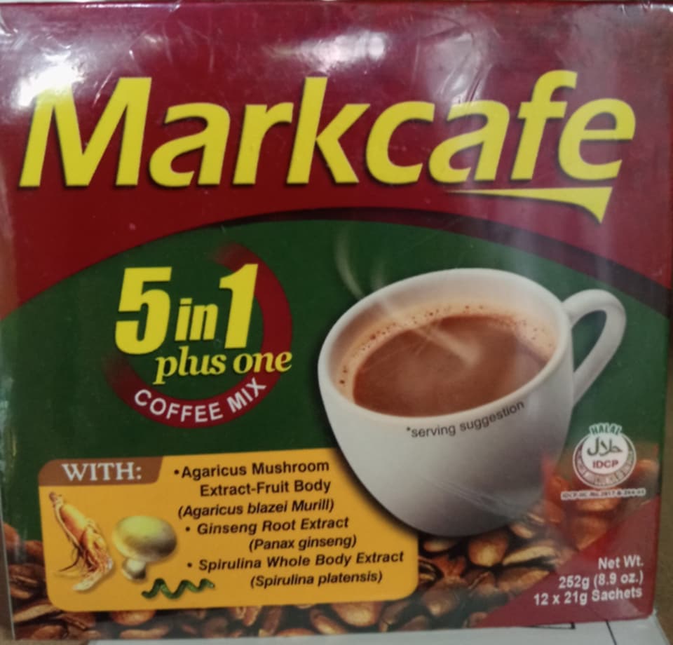Marcafe 5 n 1 plus one coffee mix (12 x 21g /sachets) | Shopee Philippines
