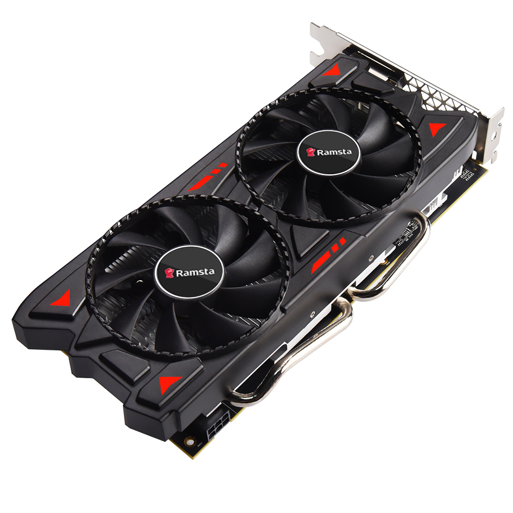 RAMSTA AMD RX580 8GB / RX550 4GB Graphics Card GDDR5 256Bit Computer ...