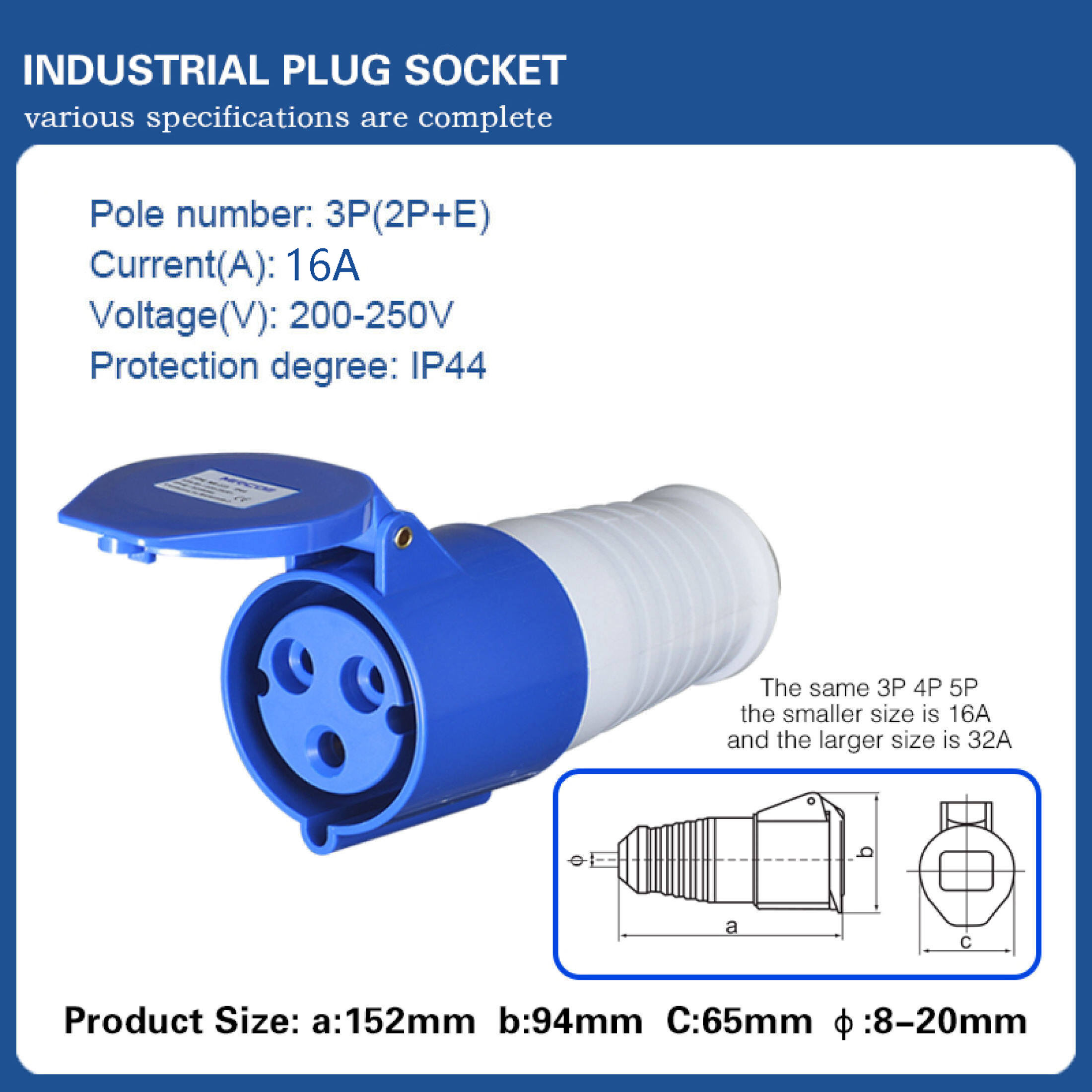 Explosion-Proof Industrial Plug and Socket Connector Waterproof ...