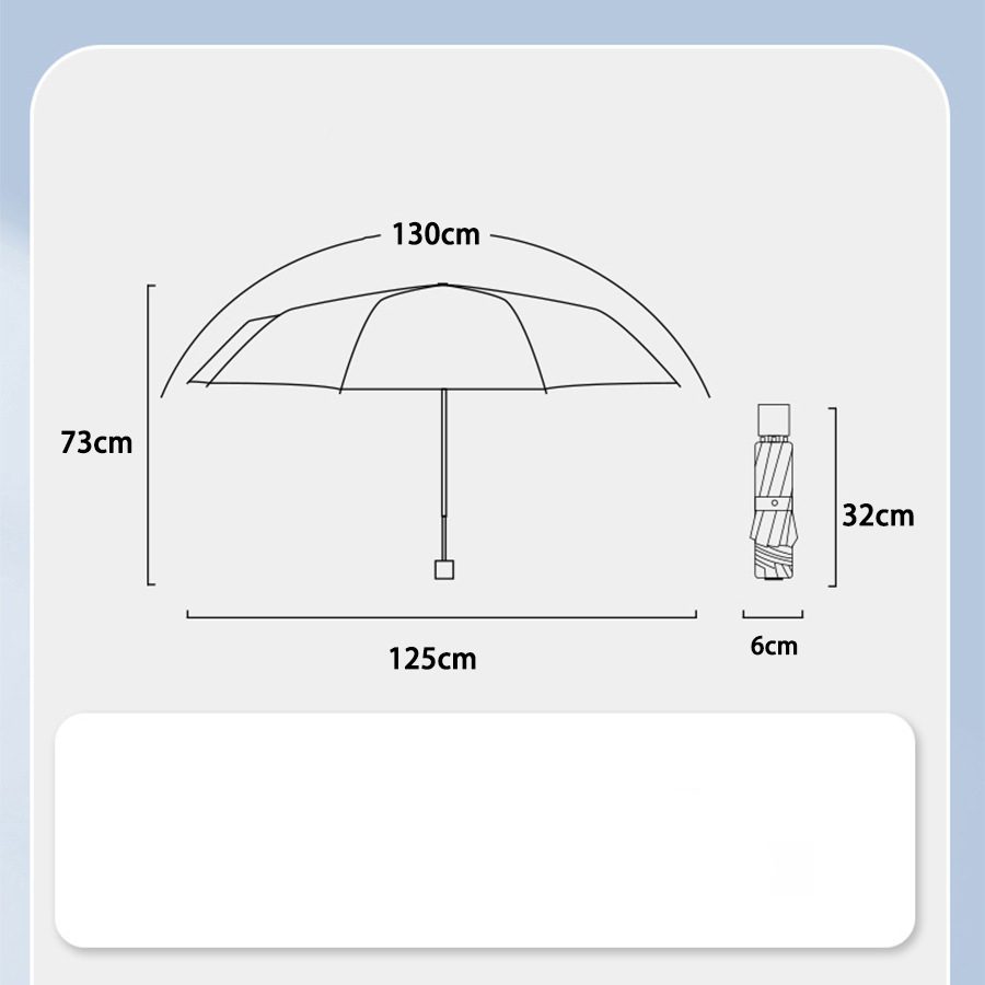 130cm umbrella surface Twelve bones super large folding umbrella, dual ...