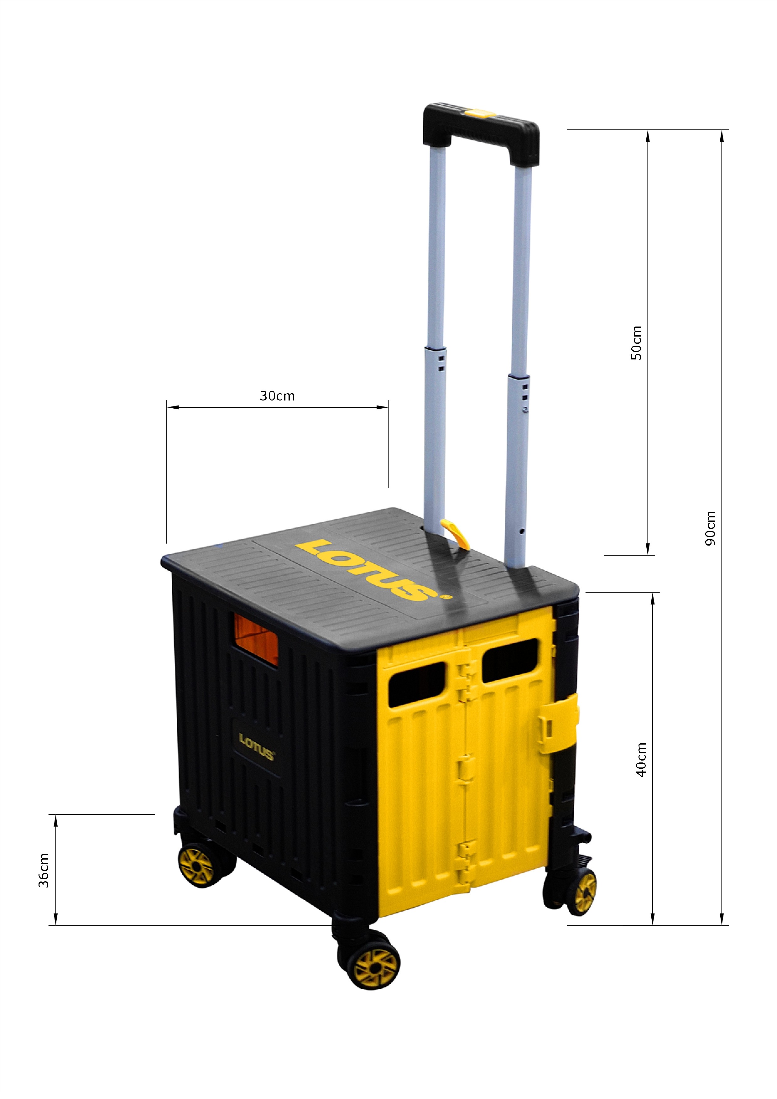 LOTUS COLLAPSIBLE TROLLEY 45L LTHT45TCX | Shopee Philippines
