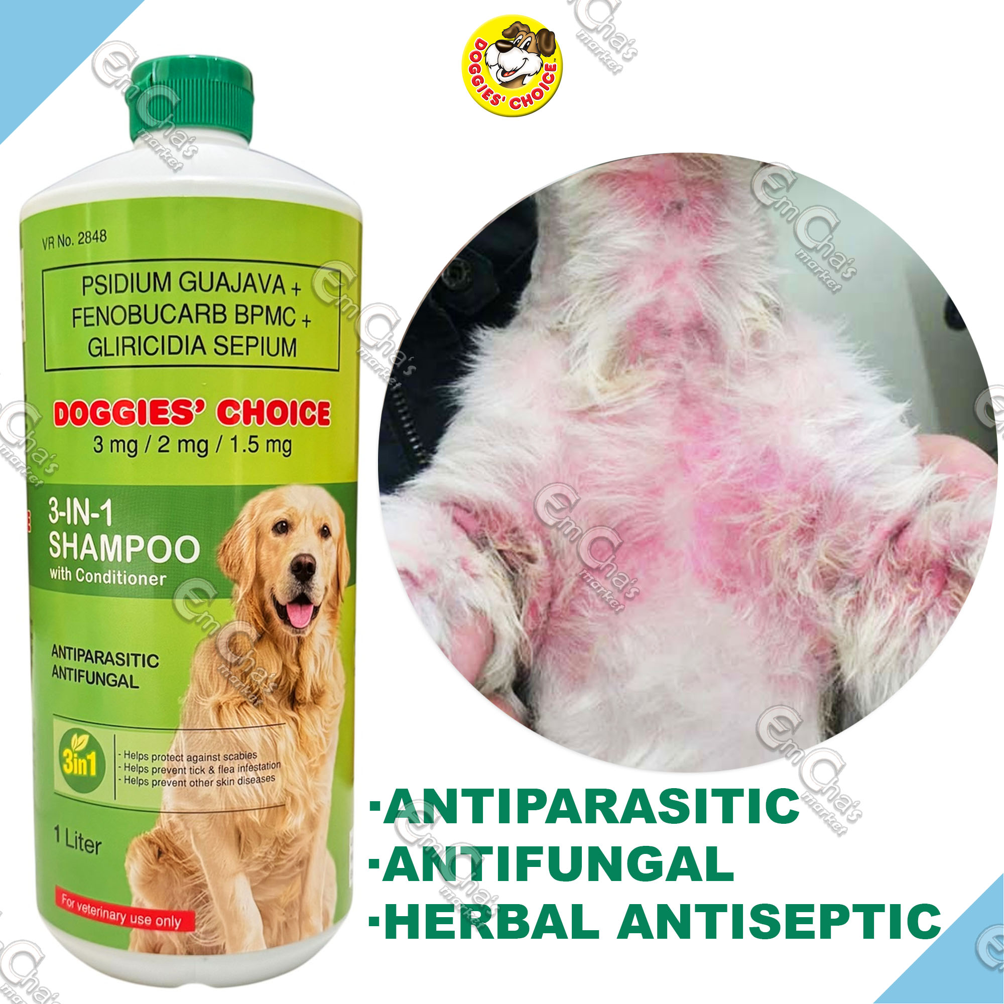 Jumbo 1 Liter DOGGIE'S CHOICE SHAMPOO (Choose Variant) (agr) Dog ...