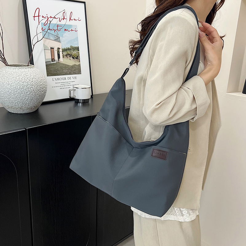 Mumu 4049 Nylon Simple Casual Women Shoulder Bag Students College ...