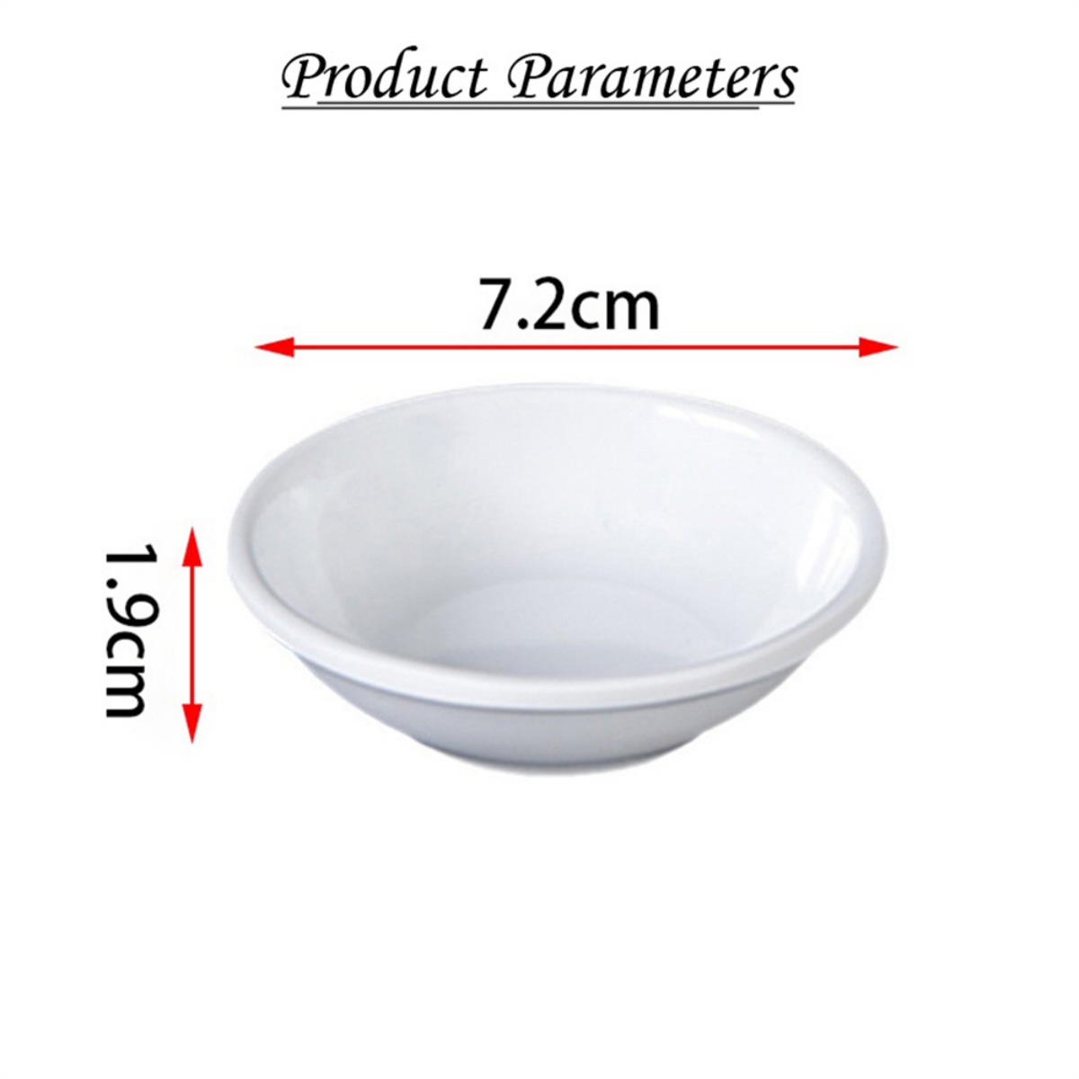 40Pcs/Set 2.83 Inch Saucer Plate Small Plate Saucer Charcuterie Dipping ...